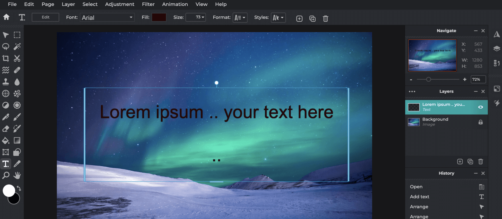 How To Add Text in Pixlr? [5 Easy Steps] - Pixler App - Learn Free ...